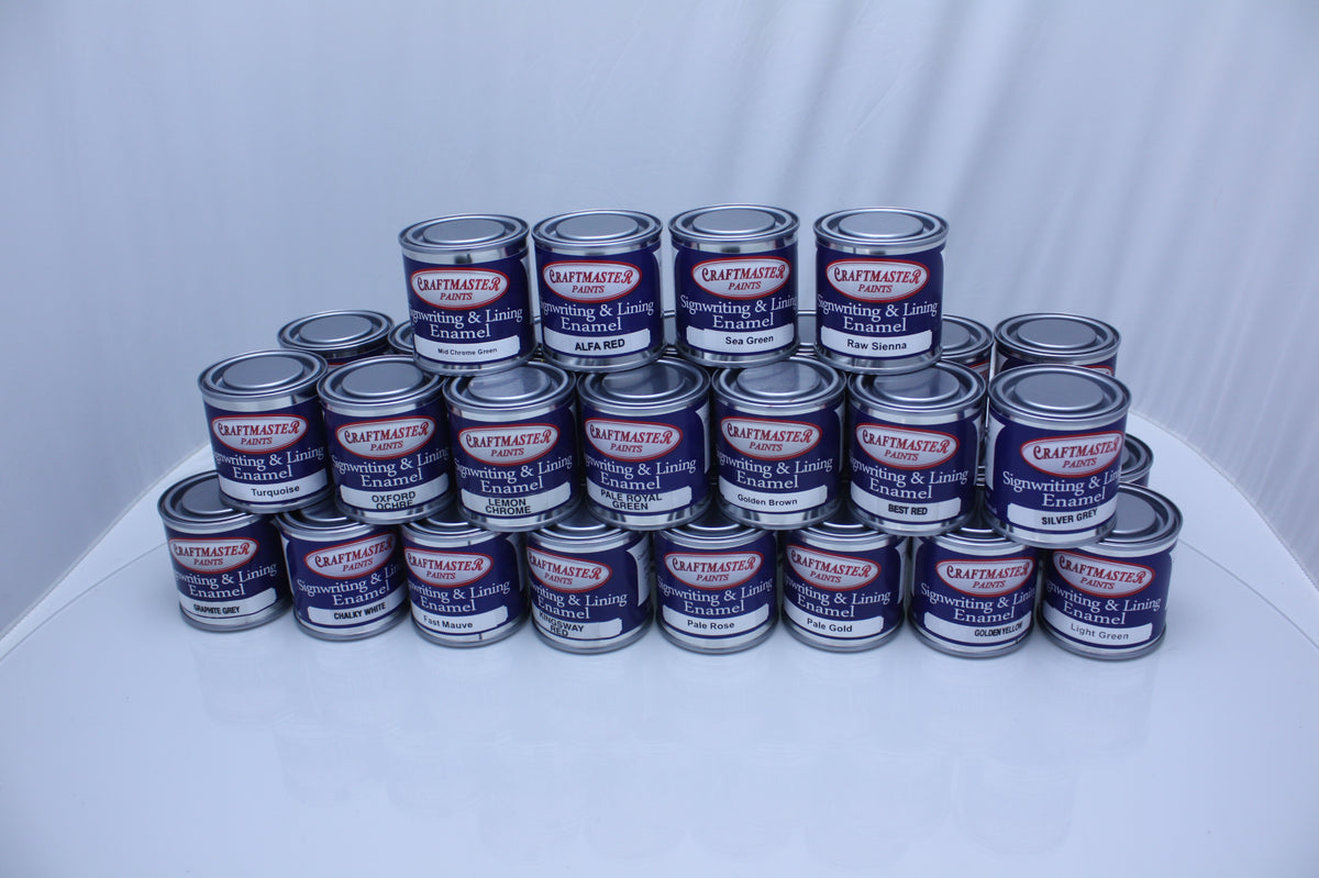 Signwriting Enamel Deluxe Starter Set (125ml) - 34 Colours ...