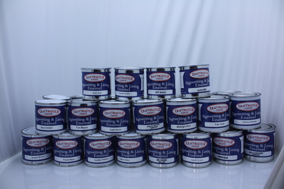 Signwriting Enamel Deluxe Starter Set (250ml) - 34 Colours ...